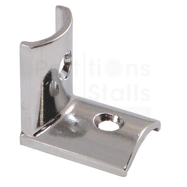 Chrome Plated - Partition Brackets - Partition Hardware