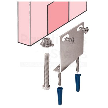 Pilaster Shoes and Hardware - Partition Hardware