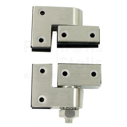 Vault Hinges Set - Partition Hinges for Stall Doors - Partition Hardware