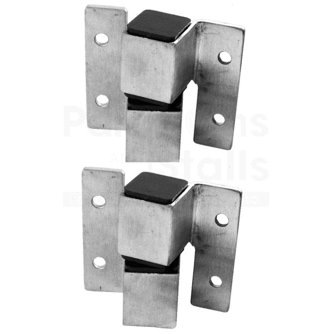 Surface Mounted. Square Barrel Hinge Set