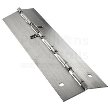 Continuous Piano Hinge Stainless Steel 71-1/2"