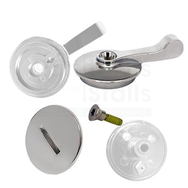 Flush Metal Concealed Turn Latch & Cover Plate Current Style